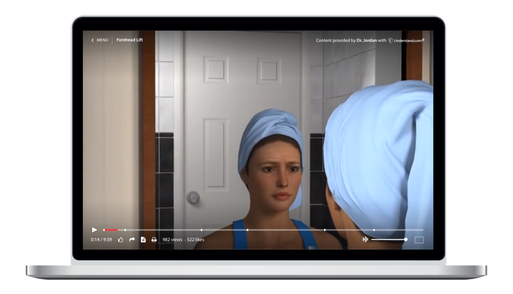 Forehead Lift Animation – Understand.com